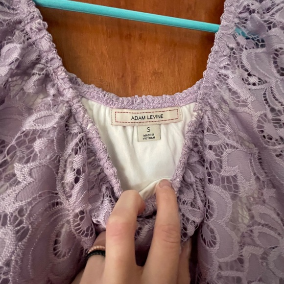 Adam Levine Collection | Dresses | Adam Levine Lavender Lace Dress With ...